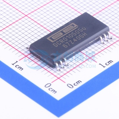 隔离式DC/DC转换器 DCR010505U/1K SOP-12 TI/德州 电子元件配单