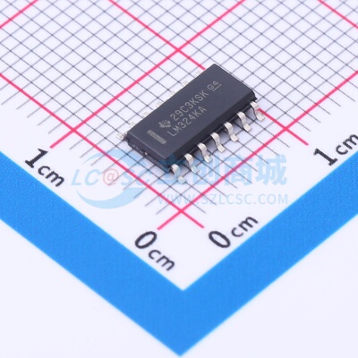 运算放大器 LM324KADR SOIC-14 TI/德州 电子元器件配单原装正品