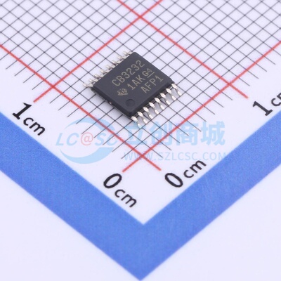 RS232芯片 SN65C3232PWR TSSOP-16 TI/德州 电子元件配单原装正品