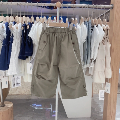 春季秋季新款imau奕玛童装男小童宝宝裤子休闲布长裤53SF354025