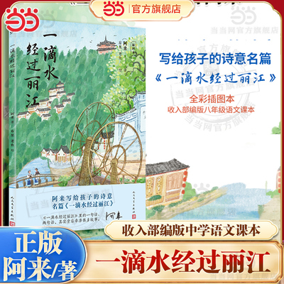 当当网 一滴水经过丽江 插图本 茅盾文学奖阿来经典  收入部编版中学语文课本 一句话两句话 其实背后牵涉很多故事 当代文学小说书