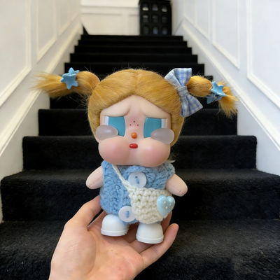 适用哭娃Crybaby vacation搪胶毛绒衣服娃衣套装连衣裙套装裙子