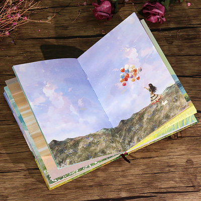人生是旷野插画彩页日记本