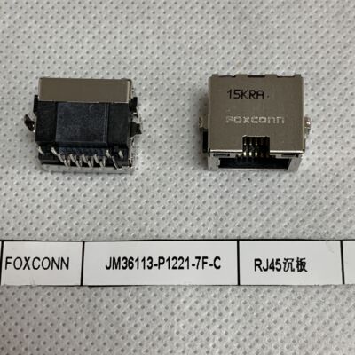 JM36113-P1221-7F-C FOXCONN连接器RJ45沉板网络插座 网口接口