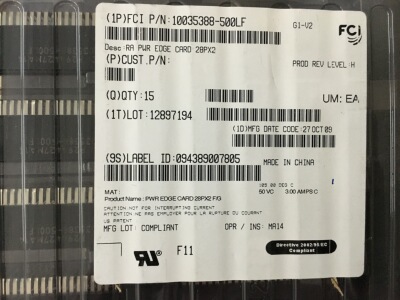 FCI 连接器 10035388-500LF 原装  现货供应 可出售样品