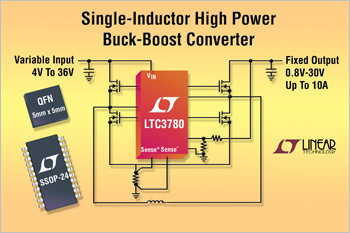 LTC3780EG 高效率、同步、四开关降压-升压型控制器 全新原装