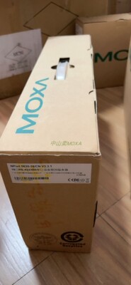 MOXA摩莎 NPort5630-16 16口 RS422 485工业级16口服务器实物拍摄