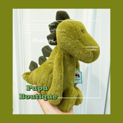 jellycat英国剑龙绿色玩偶