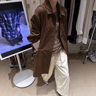 欧州站2026秋季新款韩版宽松显瘦百搭翻领长袖风衣外套女休闲上衣