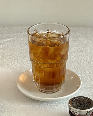 日式玻璃咖啡复古饮料杯