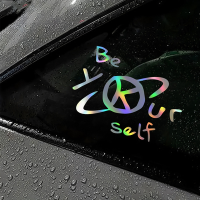 王俊凯BeyourselfLOGO车贴
