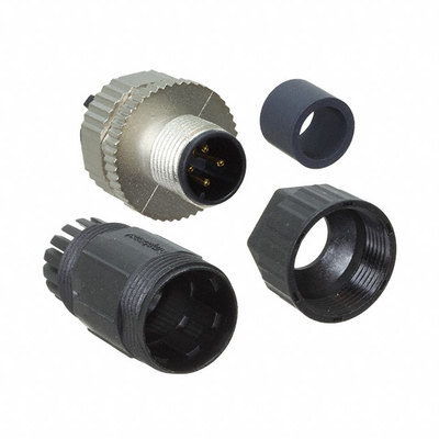 Amphenol 圆形连接器 M12D-04BMMB-SL7001