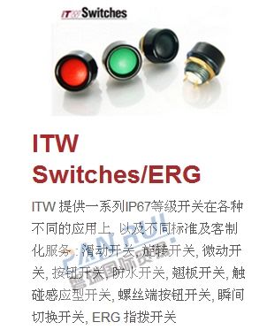 ITW Switches 按钮开关 57M111W