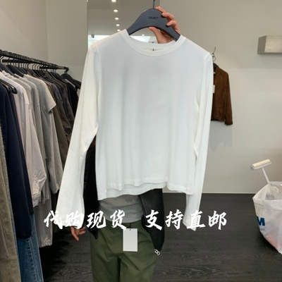 OBJECT韩国东大门2026秋季新款女装时尚百搭长袖T恤女
