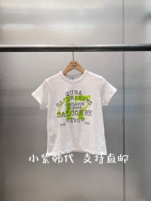 GVR COMPANY东大门韩国代购2026春女装新款字母印花短袖T恤女