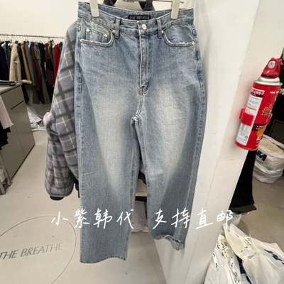 BREATHE韩国东大门代购2025秋冬女装新款时尚百搭显瘦牛仔裤
