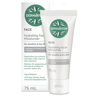 DermaVeen Hydrating Facial Moisturiser面部润肤霜澳洲代购75mL