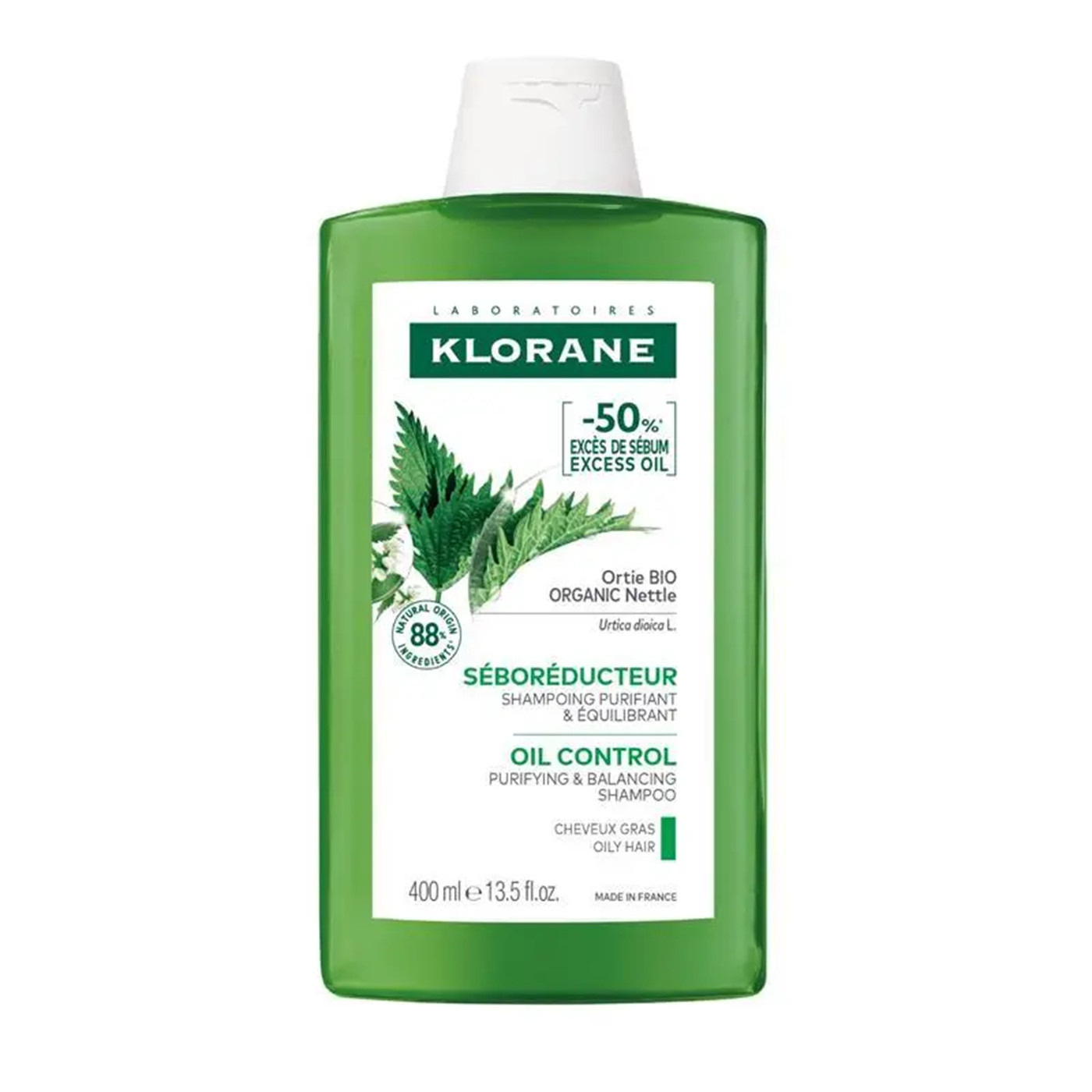 Klorane Shampoo with Organic Nettle 400ml 洗发水 澳洲代购