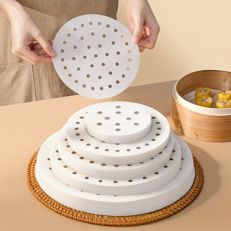 蒸笼纸食品级专用蒸馒头蒸包子垫纸家用蒸屉布一次性烘焙油纸不粘