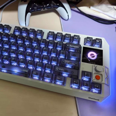 适用于MelGeek 奇点80键盘钢化膜防爆膜护眼膜屏幕保护膜软膜防刮高清膜