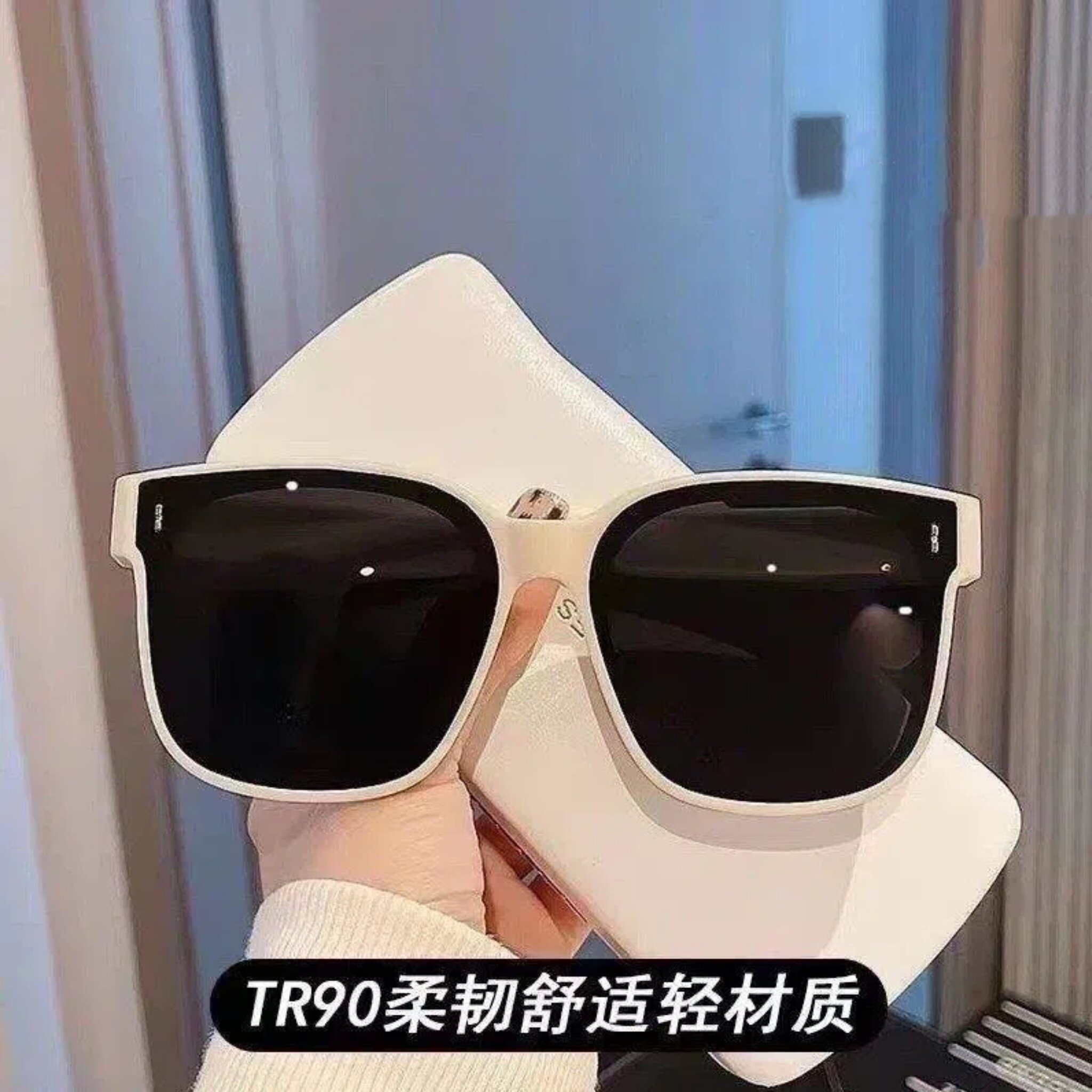 网红同款偏光tr90驾驶镜开车专用司机近视套镜太阳镜夜视墨镜