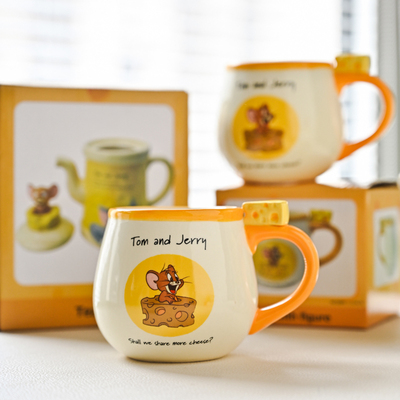 陶瓷治愈釉下彩马克杯日单原盒