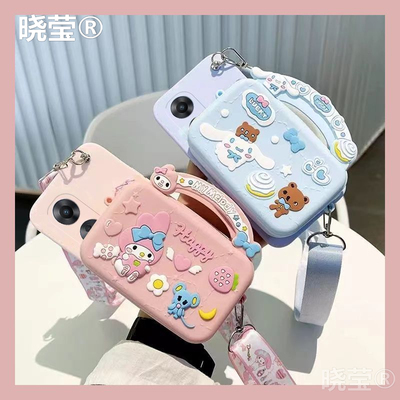 零钱包创意适用oppoa58手机壳卡通a53可爱a72玉桂狗a32新款a57斜挎a52挂绳a59s全包硅胶可爱保护套软壳男女生