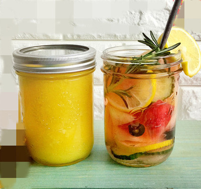 ball玻璃密封罐水杯蔬菜沙拉