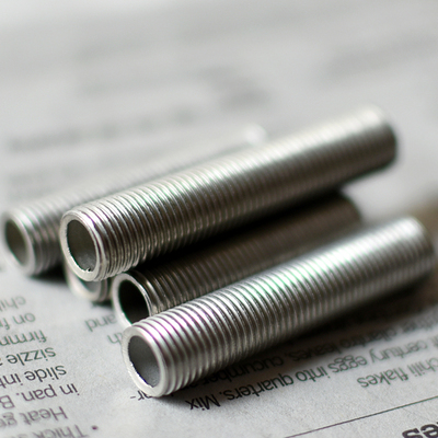 不锈钢M10全牙空心灯具螺牙杆