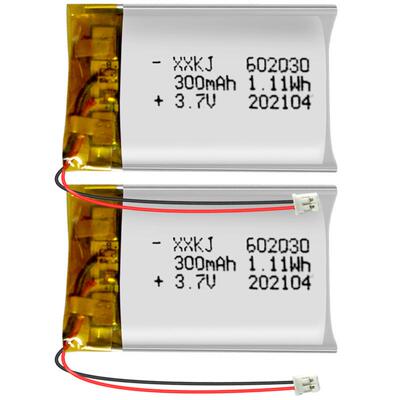 602030有UN38.3 msds报告300mAh 聚合物锂电池美容仪充电电池