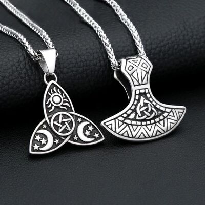 Fashion Nordic Vikings Amulet Pendant Necklace For Men Women