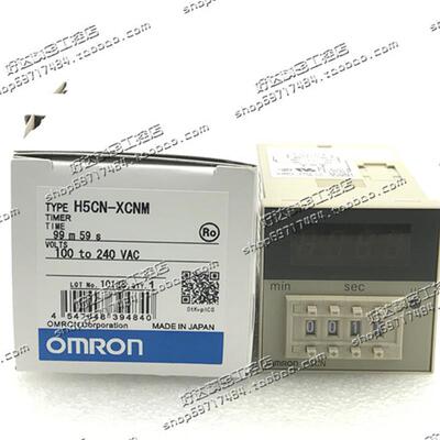 H5CN-XCNM H5CN-XDNM 100-240VAC/12-48VDC 正品欧姆龙时间继电器