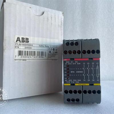 全新原装ABB安全继电器RT6 230VAC 2TLA010026R0500
