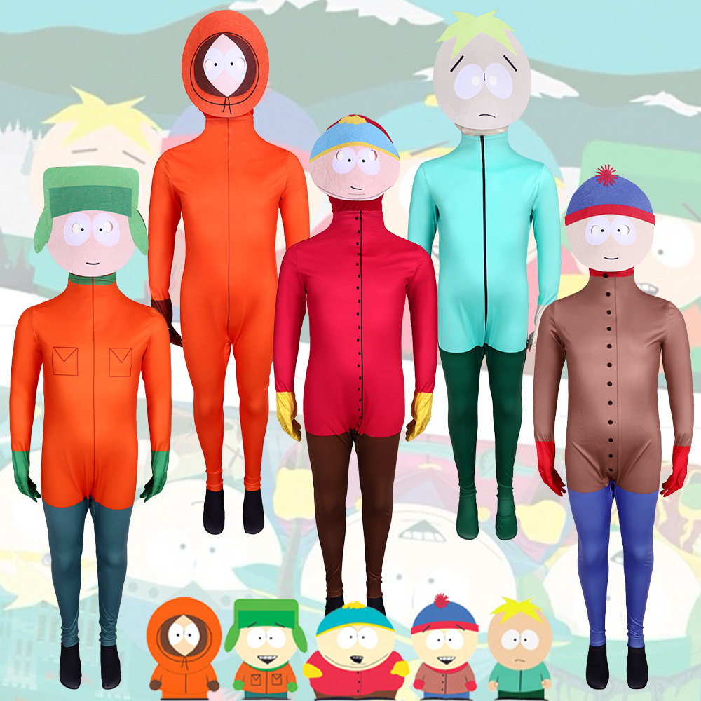 South Park南方公园连体衣表演服 2025万圣节cosplay舞台角色扮演