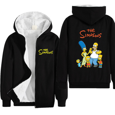 TheSimpsons辛普森儿童加绒外套