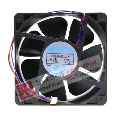 原装南韩NONOI G1238E24B2 24V 0.6A 12038 大风量 变频器风扇