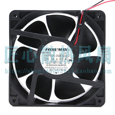 FLOWMAX 4715PL-05W-B30 DC 24V 0.3A 12厘米散热风机风扇