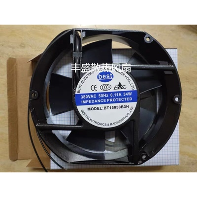 best 380AC 0.11A 34W IMPEDANCE PROTECTED (BT15050B3H) 风扇