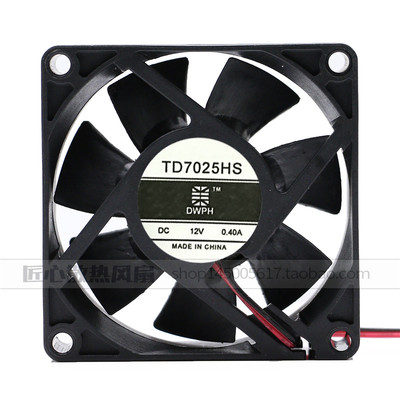 原装 DWPH 东维丰 TD7025HS 12V 0.40A 7CM 7025 2线 散热风扇