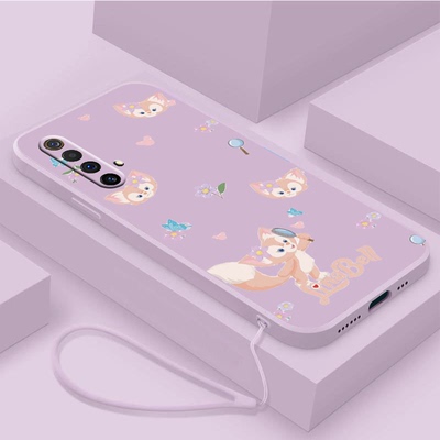 卡通玲娜贝儿oppoRealmex50手机壳女款可爱液态硅胶软壳真5x50pro琳娜贝尔挂绳全包镜头真我x7防摔x7pro磨砂