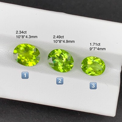 一物一图天然橄榄石蛋形