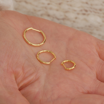 【CnHnOn脂肪商店】s925纯银极细日系简约精致细圈耳环百搭小耳圈