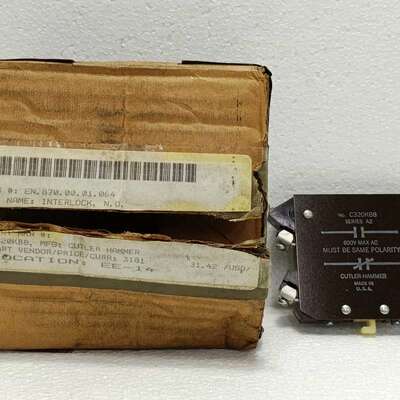 议价EATON CUTLER HAMMER C320KB8 AUXILIARY CONTACT NO NC 600V