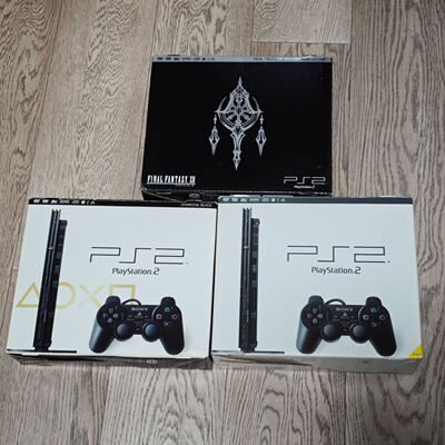 日版原装 PS2 70000 75000 主机游戏机 最终幻想限定版盒说全对号