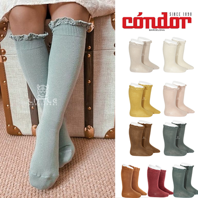 little现货西班牙condor中筒袜