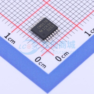 计数器/分频器 CD4017BPWR TSSOP-16-4.3mm TI/德州 电子元件配单