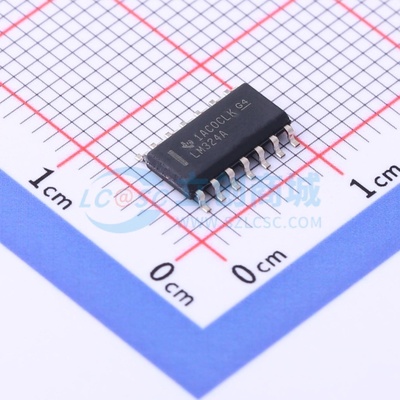 运算放大器 LM324AD SOIC-14 TI/德州 电子元器件配单原装正品