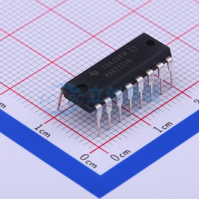RS232芯片 MAX232IN PDIP-16 TI/德州 电子元器件配单原装正品