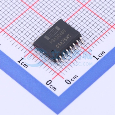 可编程/可变增益放大器(PGA/VGA) PGA204BU SOIC-16 TI/德州
