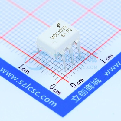 可控硅输出光耦 MOC3020M DIP-6 onsemi(安森美) 电子元器件配单